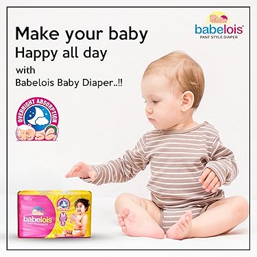 Pant Style Baby Diapers – Cottony Soft, Overnight Absorption | Size ...